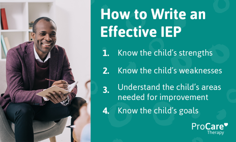 How to Write an IEP for Special Education Students | ProCare Therapy